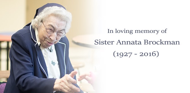 Remembering Sister Annata Brockman